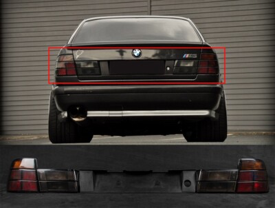 Genuine Tail Lamp Bmw E34 M5 Rucklicht Light Hella Black Smoke Set ...