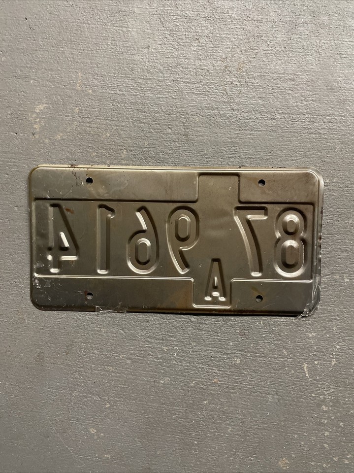 VINTAGE 1976 INDIANA LICENSE PLATE HERITAGE STATE 87A-9614 NICE!!😎 | eBay