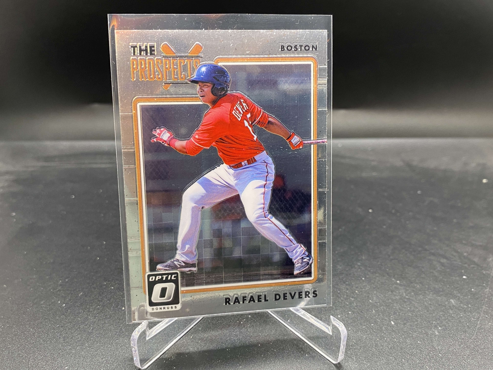 Rafael Devers 2017 Donruss Optic The Prospects TP7 Red Sox | eBay