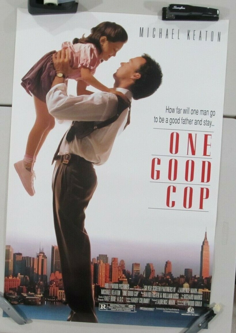 ONE GOOD COP ORIGINAL ROLLED 27X40 MOVIE POSTER 1991 MICHAEL KEATON ...