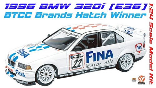 1:24 BMW 320i E36 1996 BTCC Brands Hatch Winner scale model kit by ...