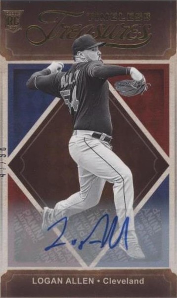 2020 Panini Chronicles - Timeless Treasures Signatures #11 Logan Allen ...