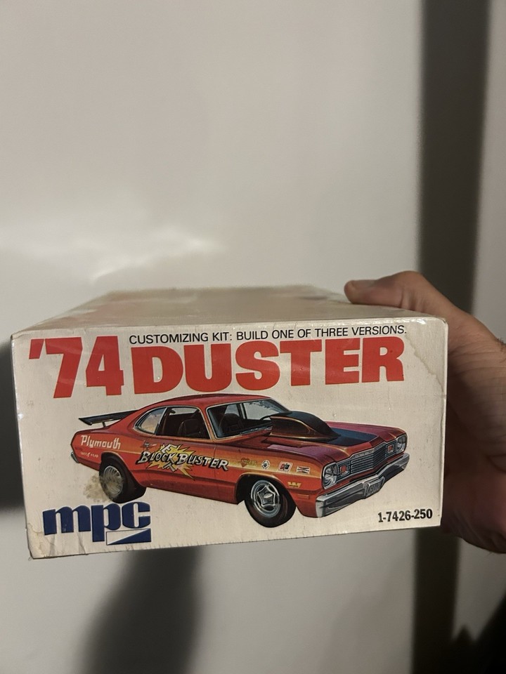 Rare VINTAGE MPC "1974 PLYMOUTH DUSTER" #1-7426-250 Factory Sealed | eBay