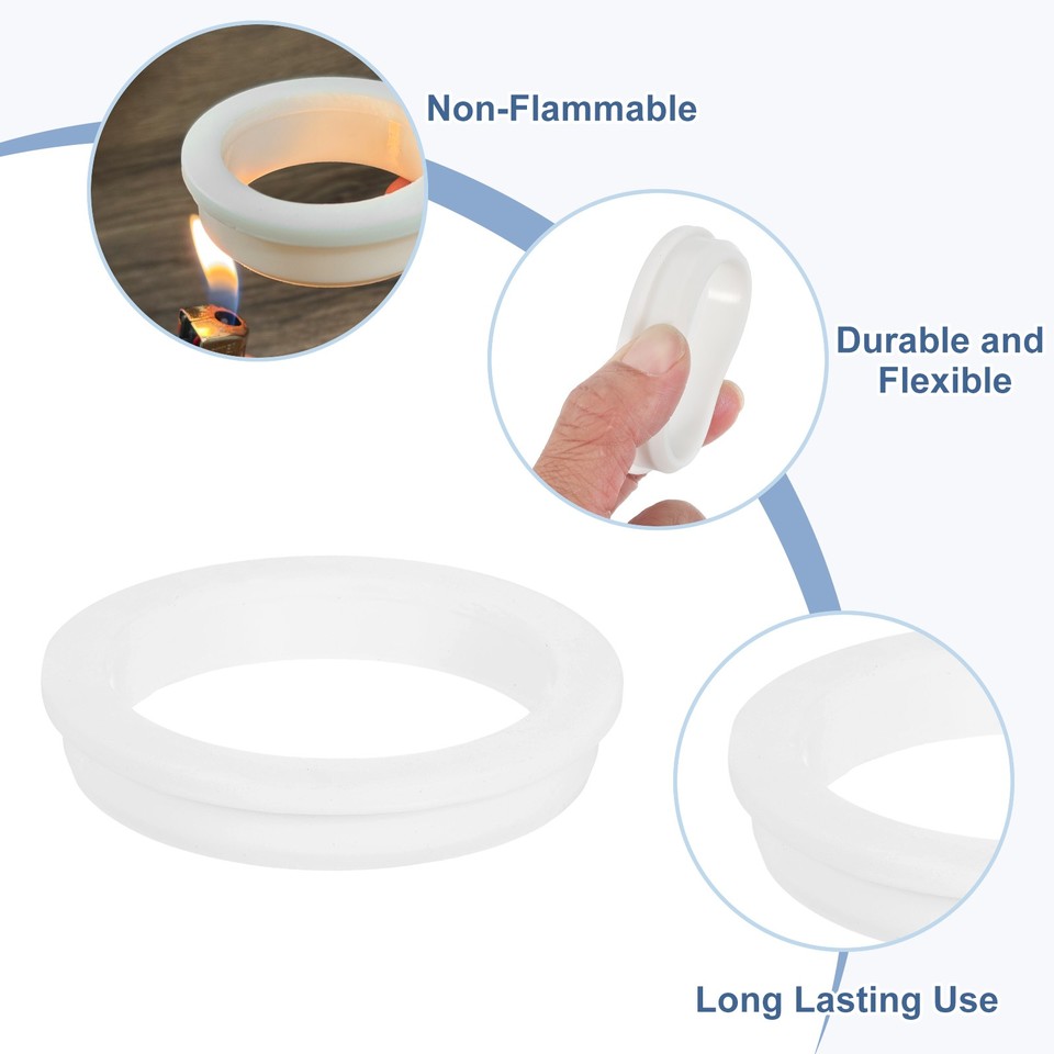 1Pcs Rubber Grommets 110mm Drill Hole, 94mm ID White Hole Plug Grommet ...