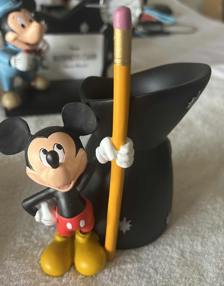 VINTAGE DISNEY MICKEY MOUSE OFFICE DESK STATIONARY LOT OF 7 | eBay