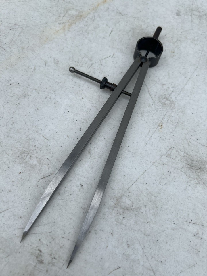 vintage ALVIN Germany Drafting Machinist 8" Spring Calipers Dividers ...