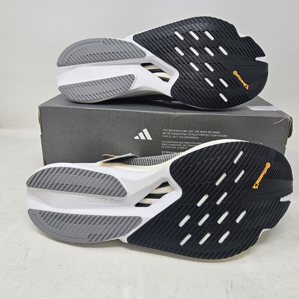 Men's Adidas Adizero Boston 12 Low Elite Running Shoes / Black White ...