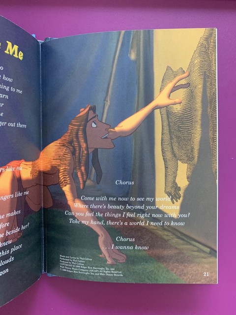 DISNEY'S TARZAN READ & SING ALONG | eBay