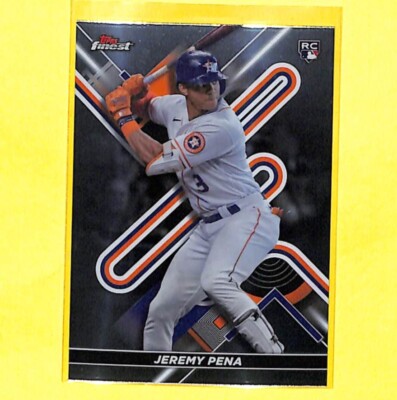 2022 Topps Finest #9 Jeremy Pena Rookie RC Card Astros | eBay