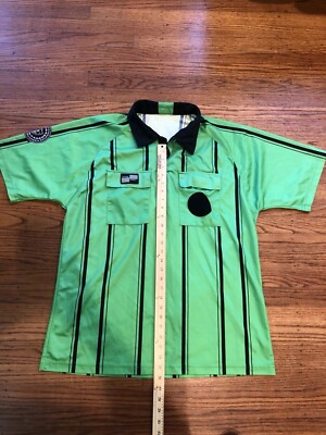 Official Sports International US Soccer Referee Green Jersey Size L | eBay