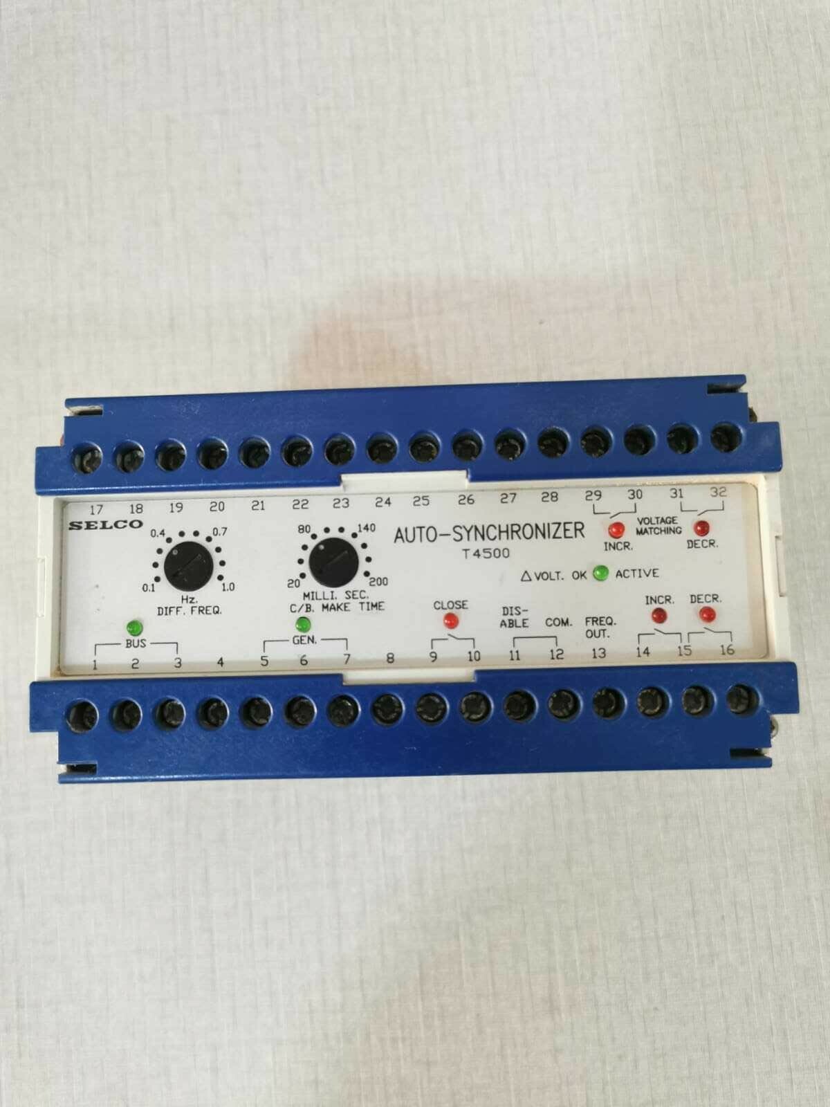 SELCO T4500 AUTO SYNCHRONIZER T4500-01 | eBay