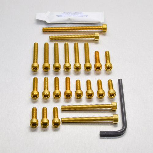 Kawasaki GPZ1000RX Engine Fastener Kit Gold | eBay
