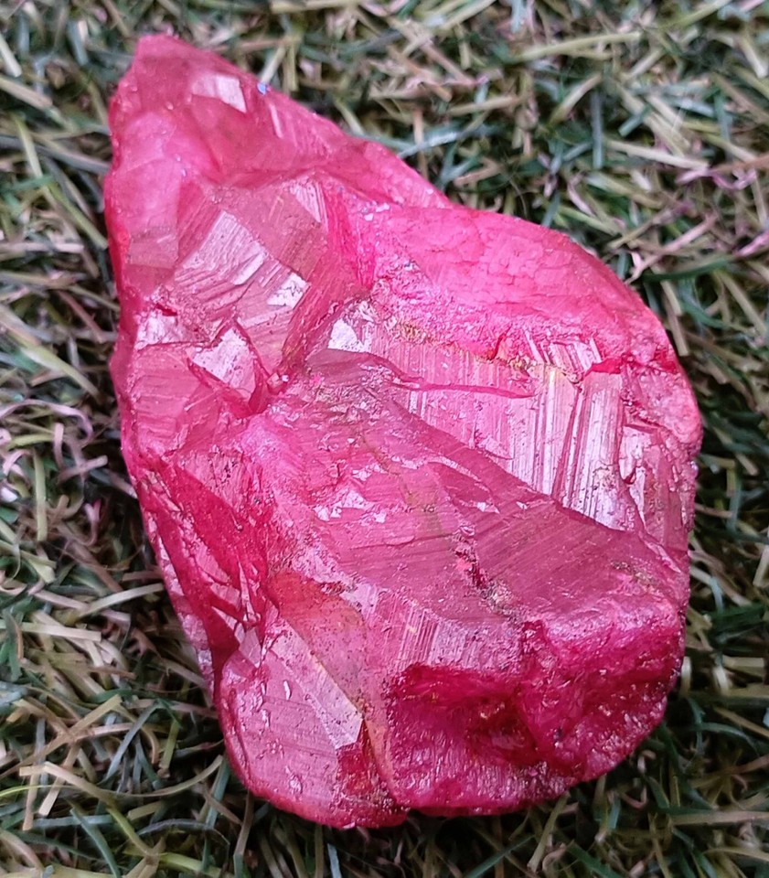 DYED Sale Natural Red Ruby 650 Ct EGL Certified Uncut Rough Loose ...