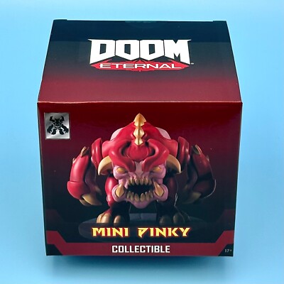 Doom Eternal Mini Pinky Figure + Sticker Collectible Polyresin Figurine ...