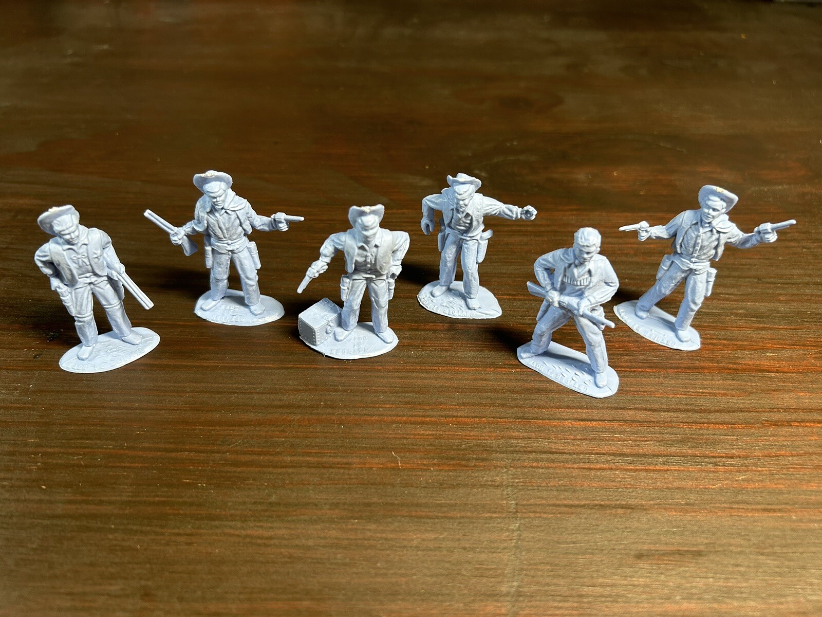 Timpo Solids - Cowboys - Complete Set - 54mm - Plastic - Toy Soldiers ...