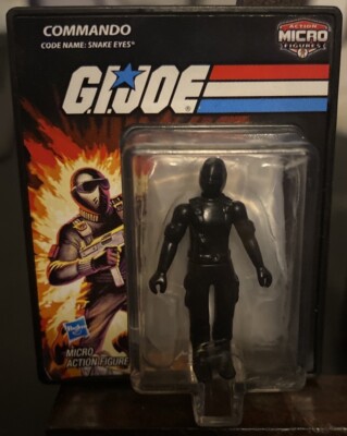 GI JOE Micro Action Figure Worlds Smallest Action Figure Snake Eyes ...