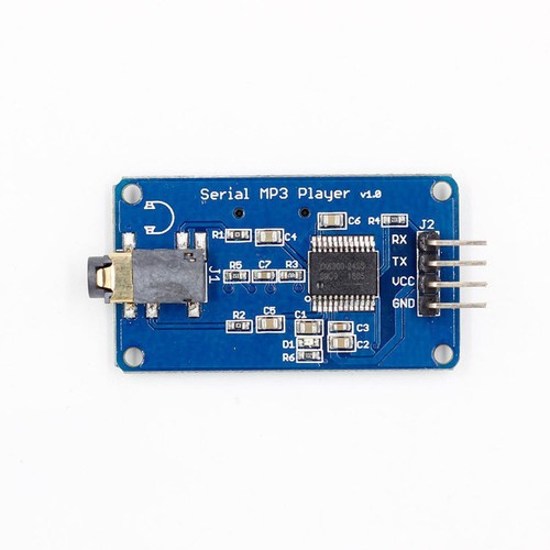 YX5300 MP3 Player Module Voice Serial Port Control Music TF Card Slot 3 ...
