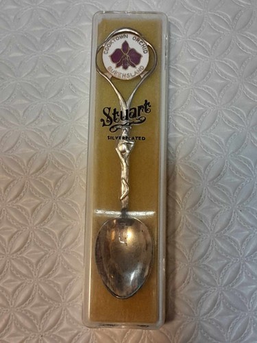 Cooktown Orchid Queensland Koala Stem Vintage Souvenir Spoon | eBay ...