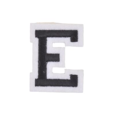 Varsity Letter E Iron On Patch/Badge/Applique/Transfer A-Z Alphabet ...