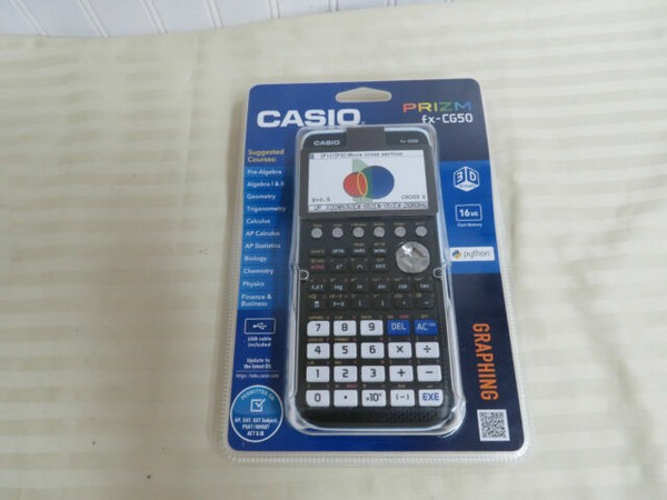 Casio Fx-cg50 Prizm 3d Color Display Graphing Calculator for sale ...