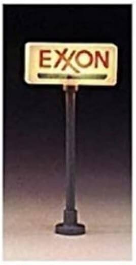 Model Power HO Scale # 705 Exxon Gas Station Lighted Signs 2 for sale ...