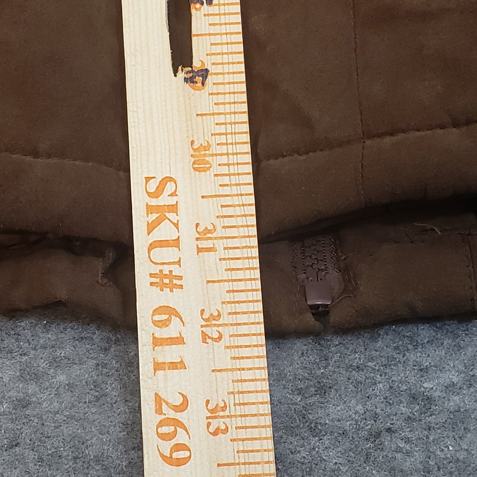 Giorgio Morandi Mens XL Microfiber Coat Parka Full Right Side Zip ...