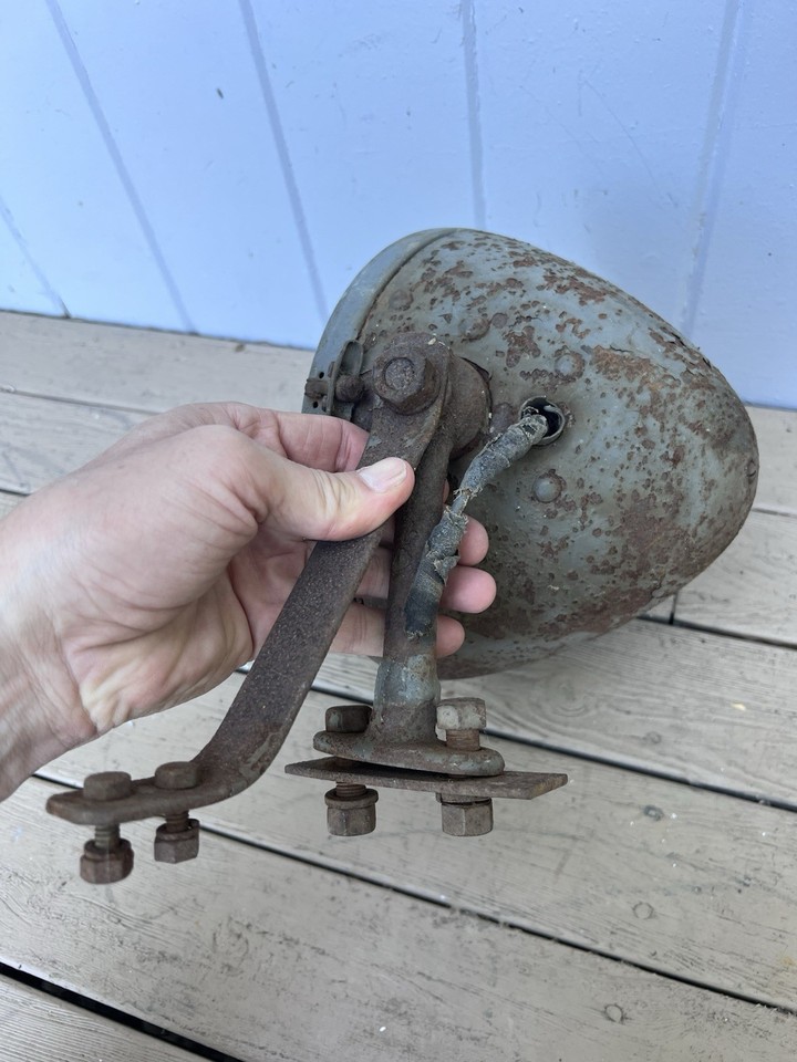 Vtg 1930s 1940s Chevy Ford HEADLIGHT ASSEMBLIES GM Hot Rod Rat Rod ...