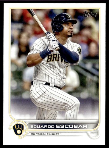 2022 Topps Eduardo Escobar Milwaukee Brewers #207 | eBay