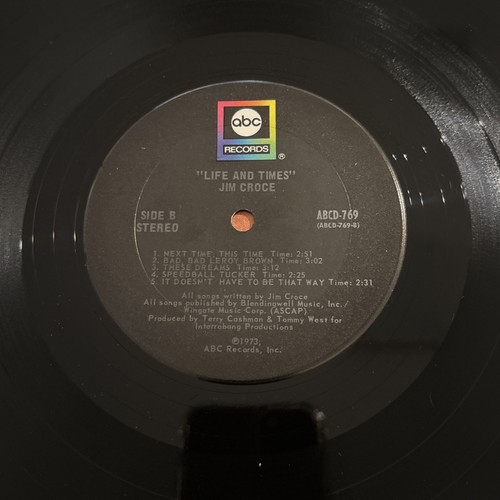 Jim Croce - Life and Times (Vinyl, LP 1973) “One Less Set Of Footsteps ...