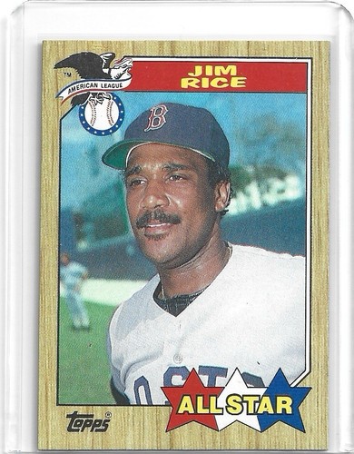 Jim Rice 1987 Topps All Star #610 Boston Red Sox HOF🔥 | eBay