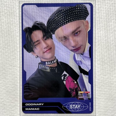 HyunSung Hyunjin and Han Jisung Stray Kids Oddinary Photocard PC Purple ...