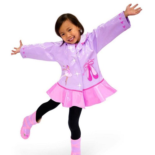 Kidorable Ballerina Raincoat 12-18 Months Baby Girls Ballet Kids ...