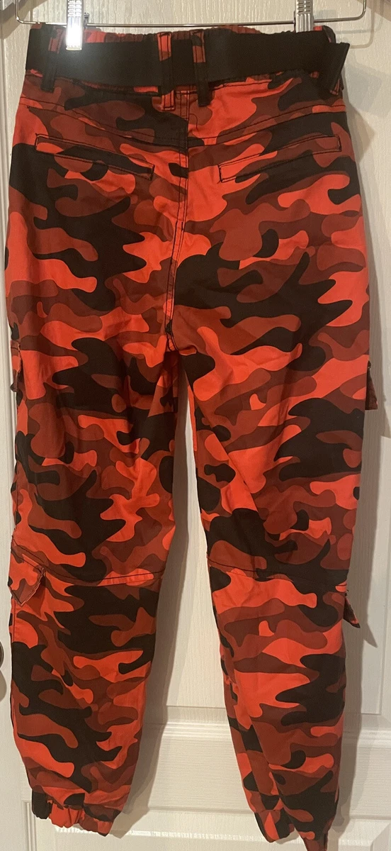 Red And Black Camo Pants