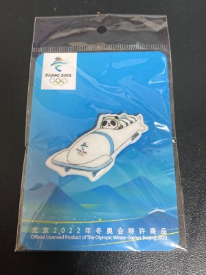 Beijing 2022 Olympics Winter Games Olympic Pin Badge Panda Bobsleigh | eBay