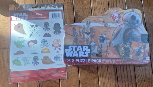 Star Wars 2 Pack Puzzle BB8 & Chewbacca 100 Pieces Collectors Tin ...