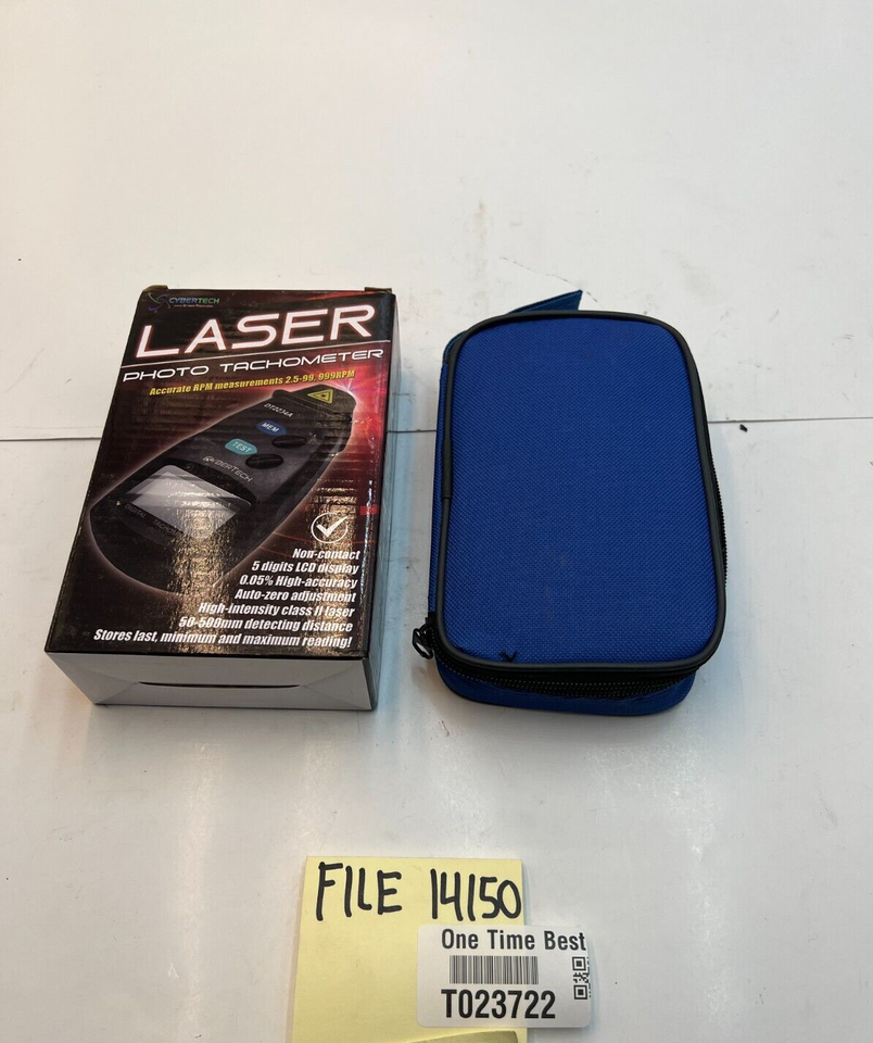 (QTY 1) Cybertech Laser Photo Tachometer t digits LCD Display DT2234A ...