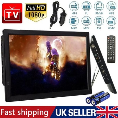14'' Freeview 1080P HDMI HD Portable TV Digital Television Player PVR ...
