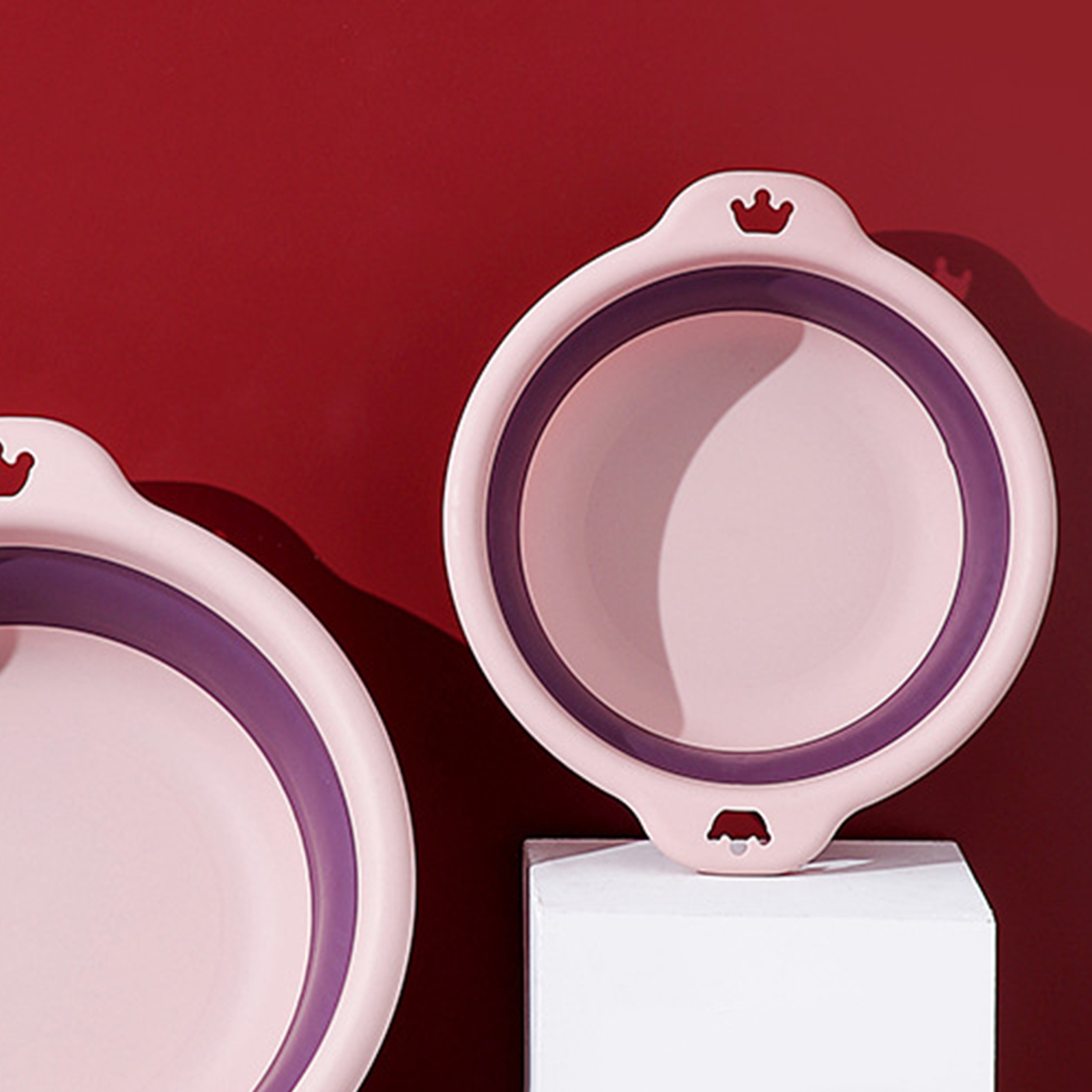 Face Wash Basin Travel Washbasin Capacity Portable Folding for Outdoor ...