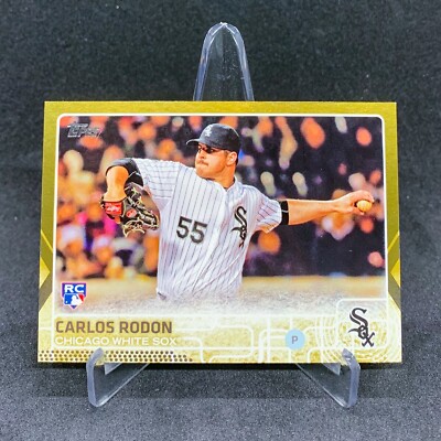 2015 Topps Update Carlos Rodon Gold Parallel /2015 #US324 Rookie RC ...