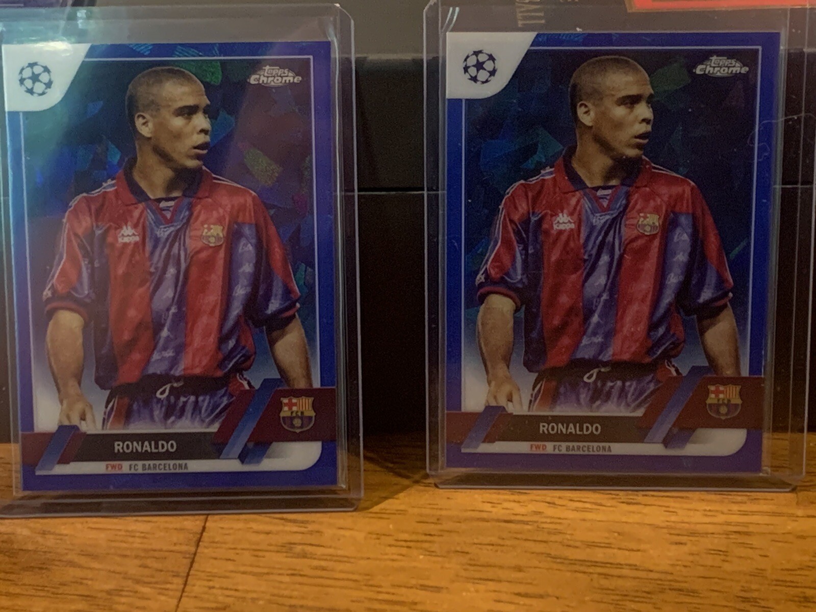 2022-23 Topps Chrome Sapphire UEFA #9 Ronaldo Image Variation FC ...
