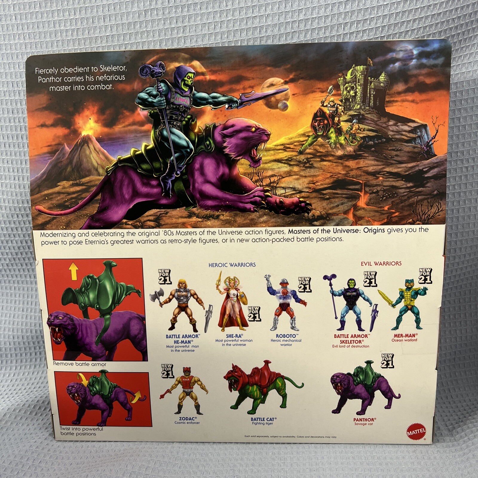 🔥2021 Masters of the Universe MOTU Origin Collectors Edition PANTHOR ...