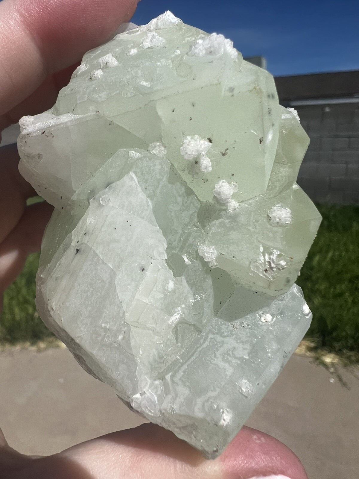 Pale Green Datolite - Dal'negorsk, Urban District, Primorsky, Krai ...