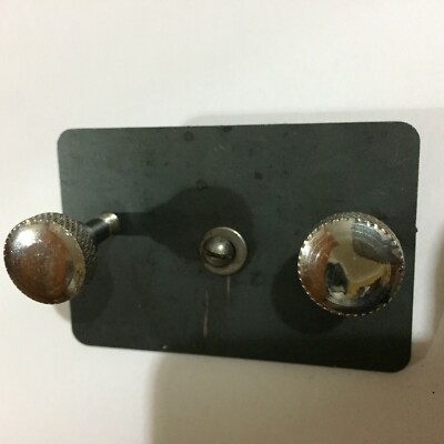 HMV VICTOR HIS MASTER'S VOICE GRAMOPHONE BACK BRACKET PLATE WITH SCREWS ...