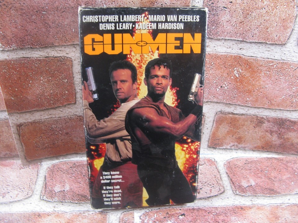 Gunmen VHS Christopher Lambert, Mario Van Peebles, Denis Leary; Deran ...