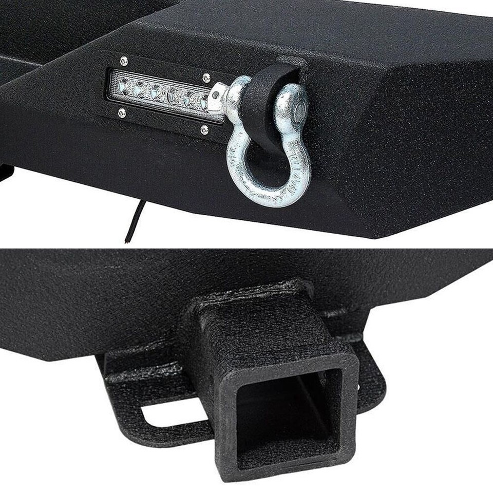 Off-road Steel Front Bumper & Rear Back Bumper Fit 2007-2018 Jeep ...