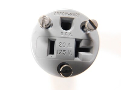 Arrow Hart 20 Amp 125 Volt Female Cord Cap | eBay