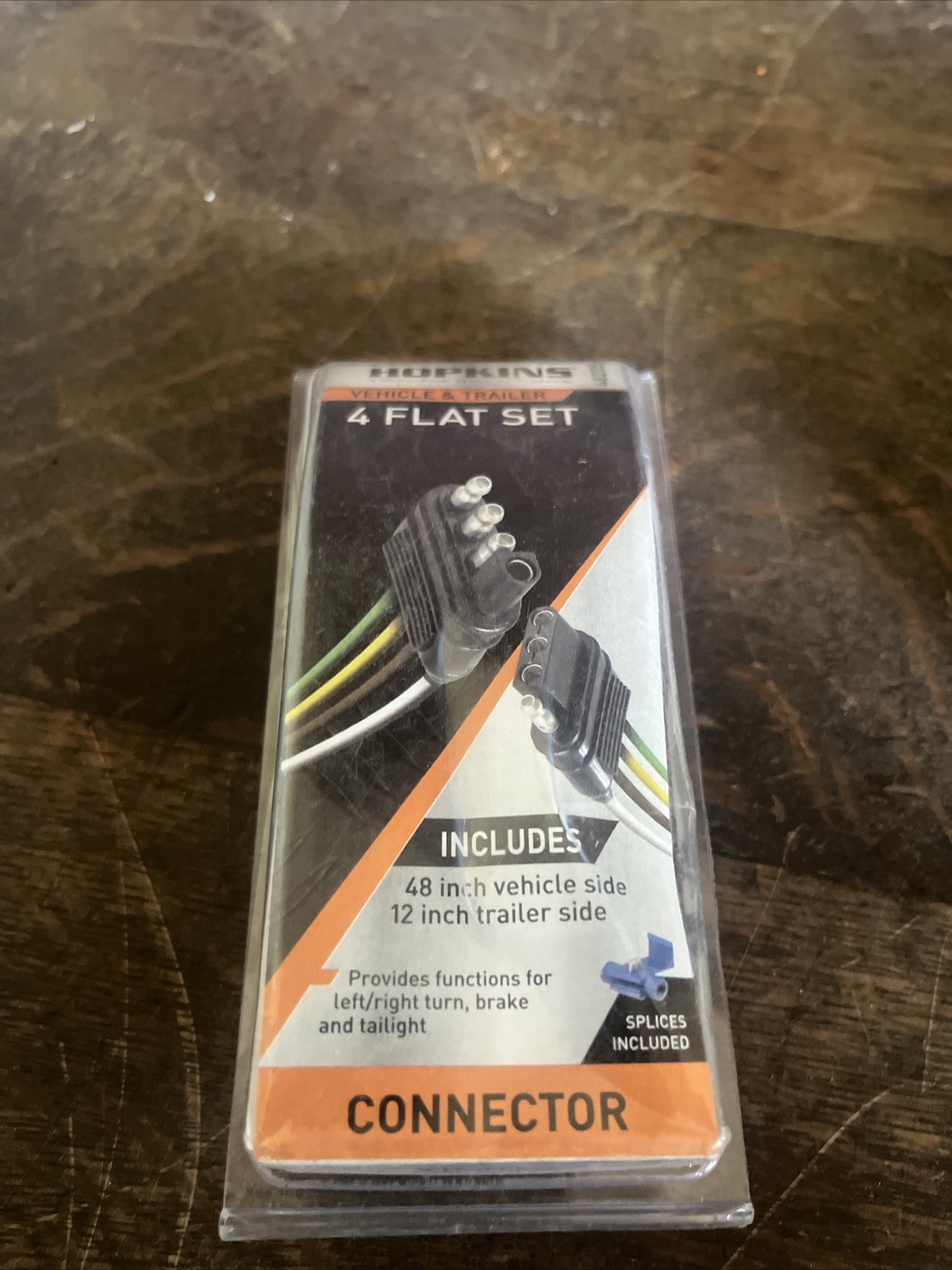NOS Hopkins Trailer Connector Kit 4 Wire Flat 48205 | eBay