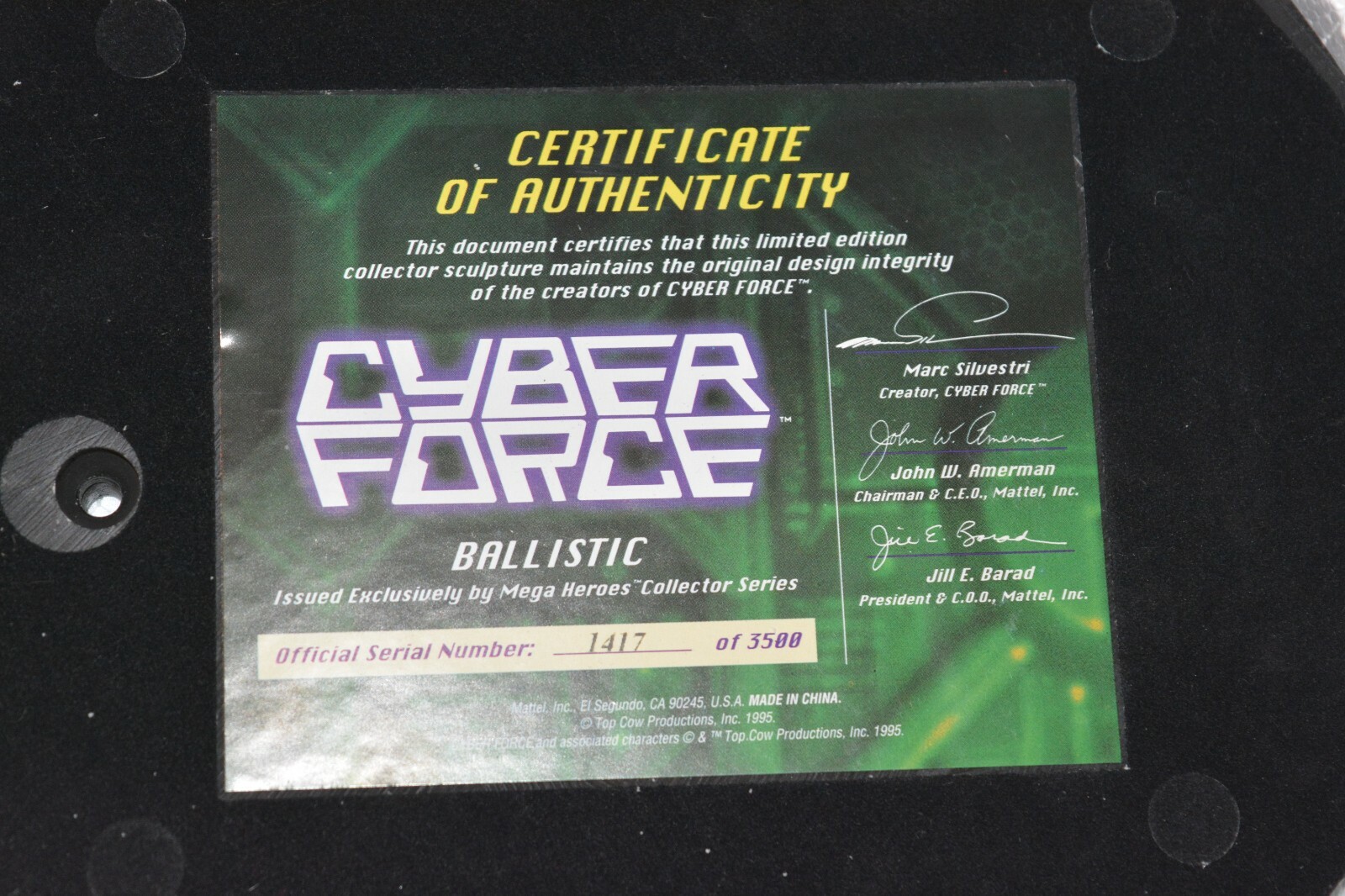 BALLISTIC CYBER FORCE MEGA HEROES BRAND NEW ORIGINAL BOX ONLY OPENED ...