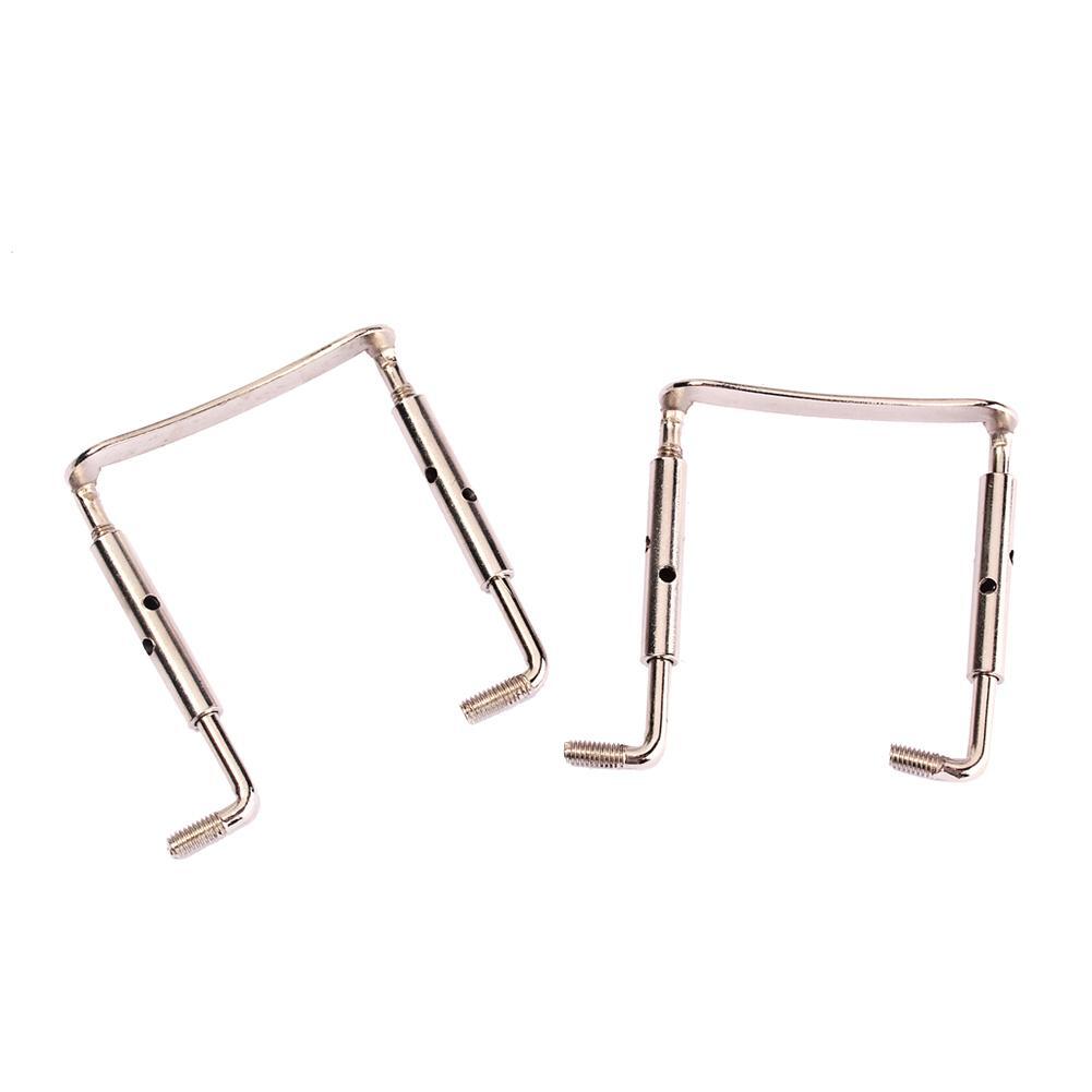 2pcs Stainless Steel Violin Chin Rest Clamp Screws Metal Violin Parts ...