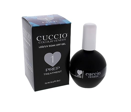 CUCCIO Colour Veneer LED/UV Gel Prep #1 + Fuse #2 - 2.5 oz (75ml) Set ...
